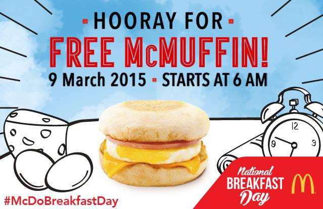 National Breakfast Day at McDonalds: Free Mcmuffins, Anyone? - The Keybie Cafe